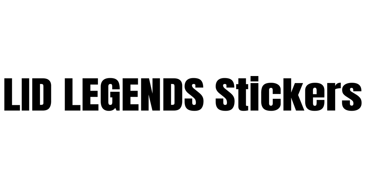 Lid Legends Stickers